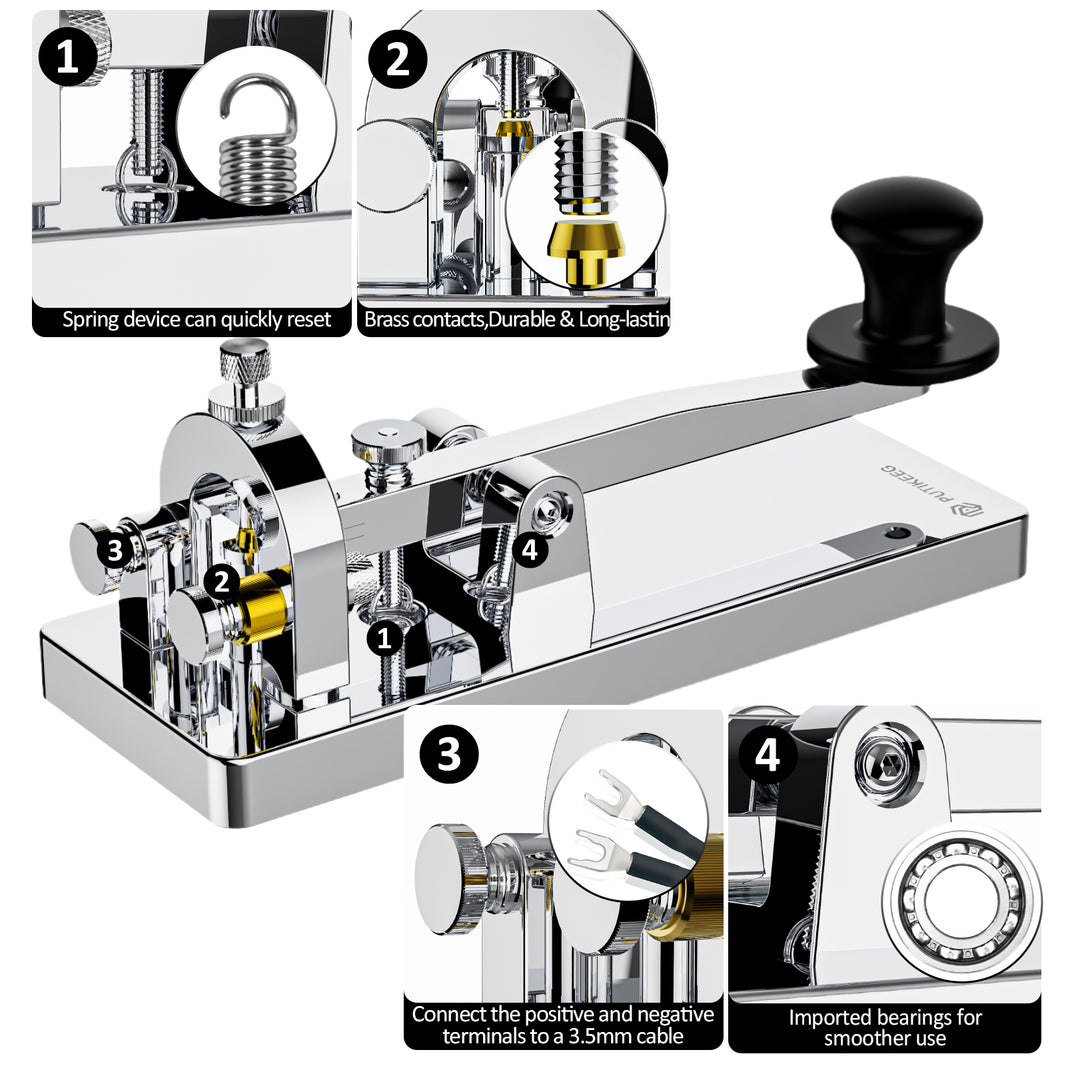 CW Morse Key – PUTIKEEG