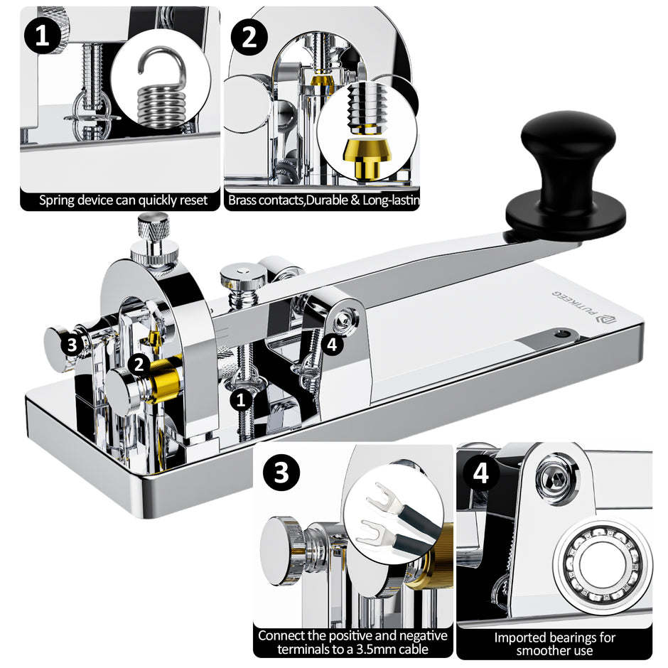 Morse Telegraph Key - PUTIKEEG