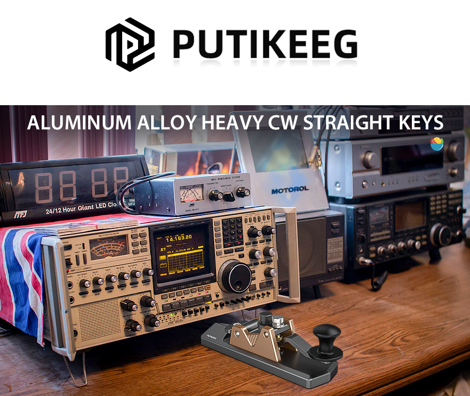 CW Keyer Morse Key-Straight - Putikeeg – PUTIKEEG